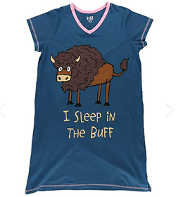 Sleep in the Buff Nightshirt – Buffalo Gal